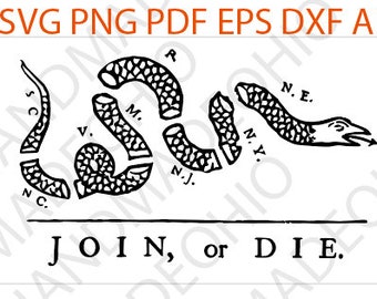 Join or Die Svg - Etsy