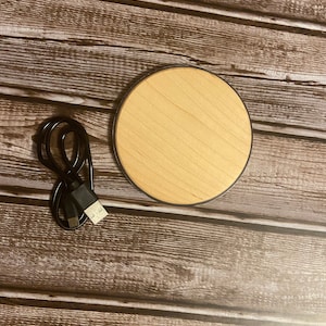 10W Wireless Charger Circle, Laser Engrave Blank - Etsy