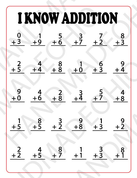 SVG Glowforge Ready Addition and Subtraction Dry Erase | Etsy