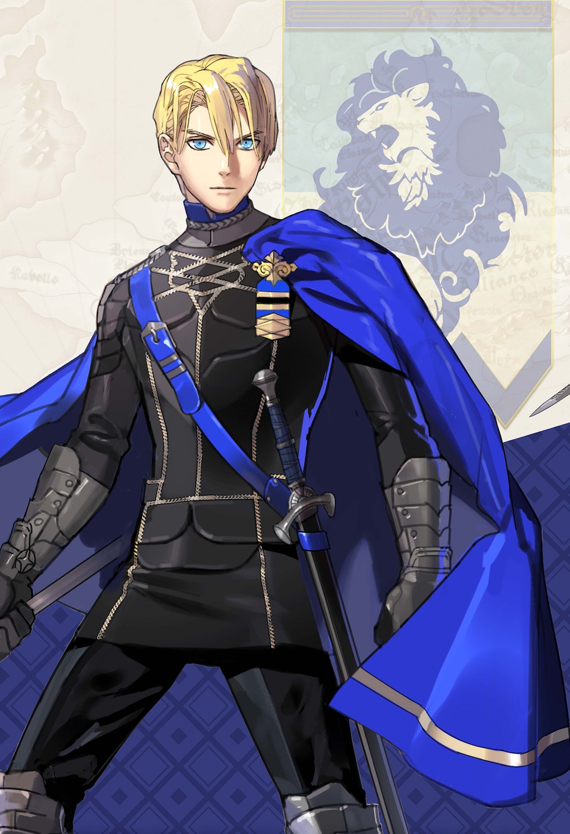 Fire Emblem Three Houses Dimitri Poster 13x19 | Etsy