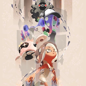 Splatoon 3 Side Order Art - Poster 13x19 - Etsy