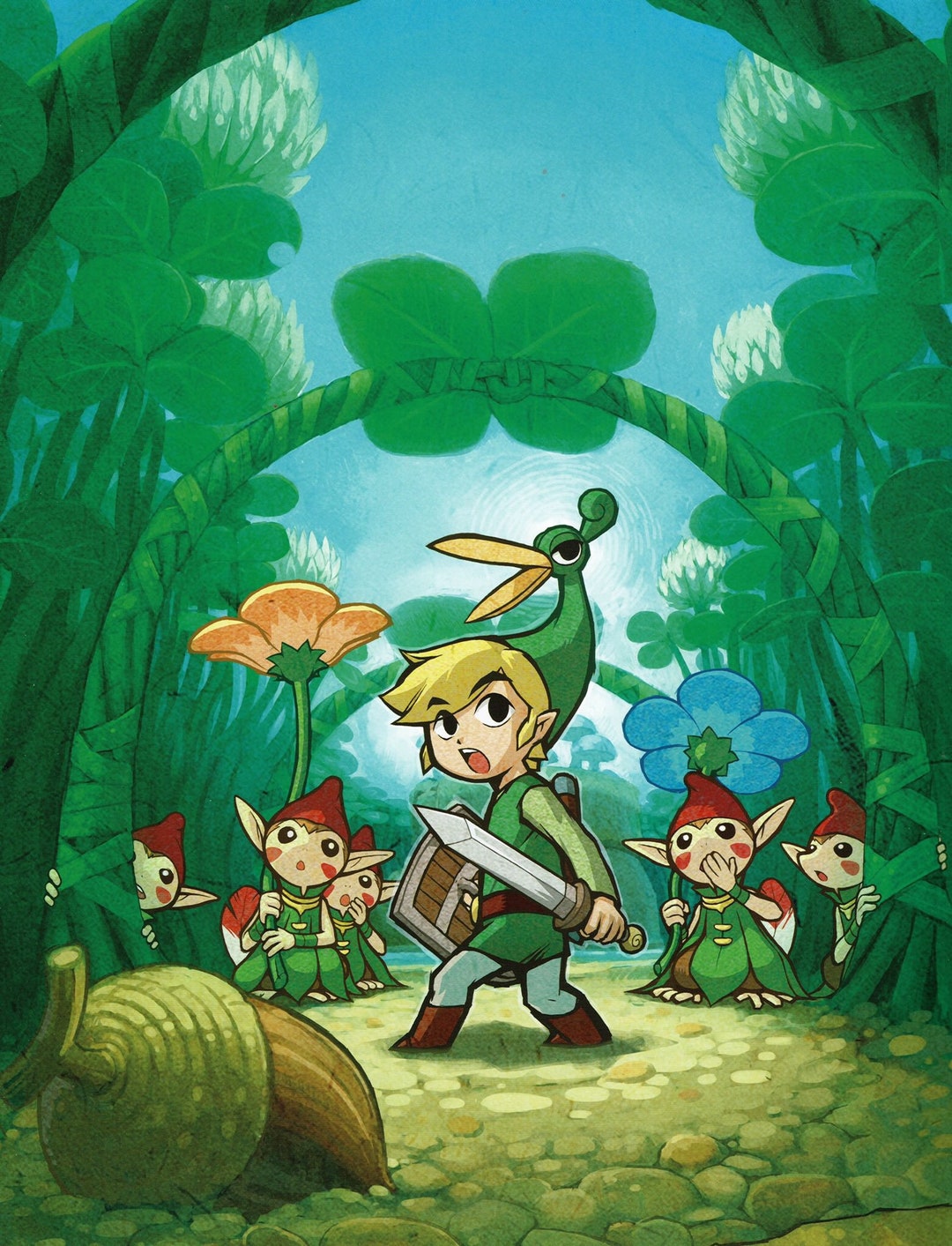 Zelda Minish Cap - Poster 13x19 - Etsy