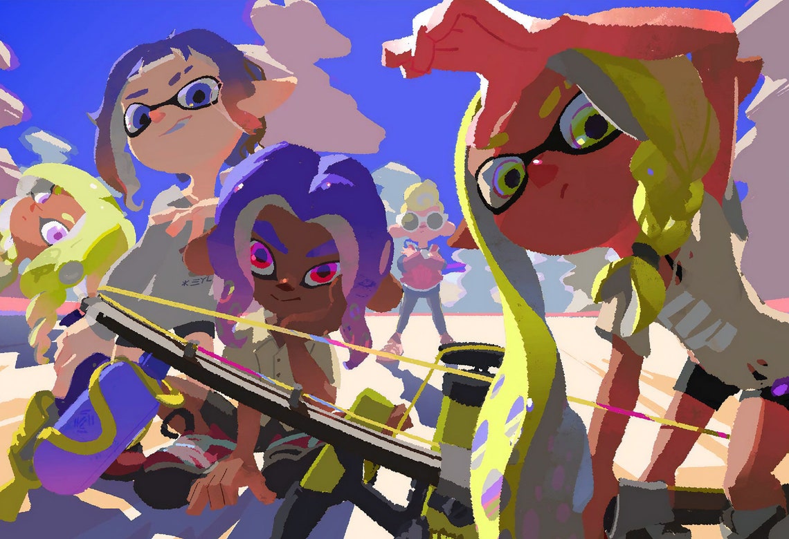 Splatoon 3 Artwork - Poster 13x19 - Etsy