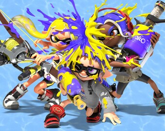 Splatoon 3 Locker Poster 13x19 - Etsy