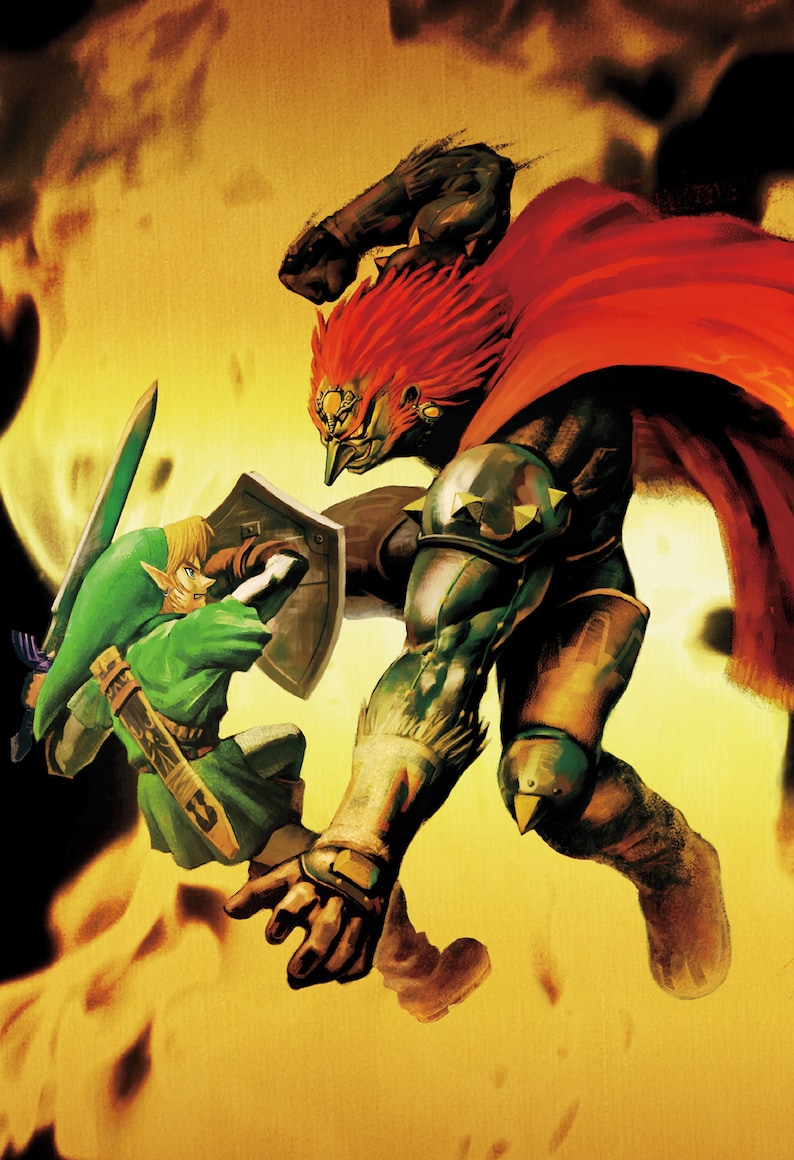 The Legend of Zelda: Ocarina of Time Ganondorf - Poster 13x19 - Etsy
