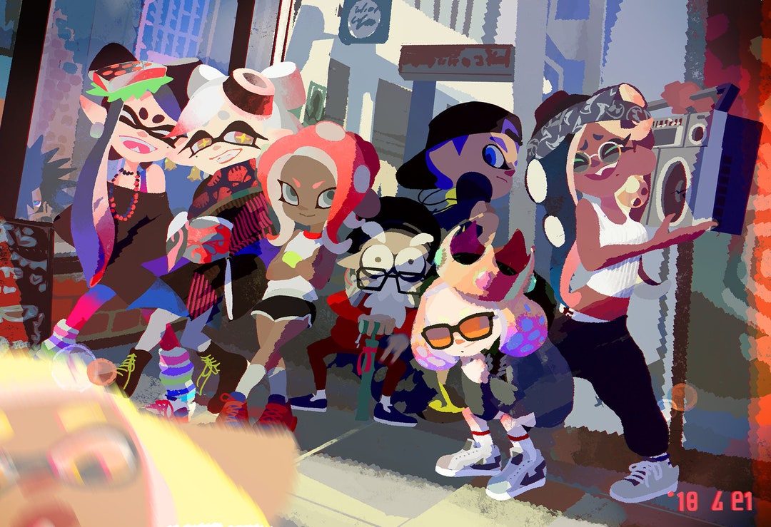 Splatoon Squids and Kids - Poster 13x19 - Etsy