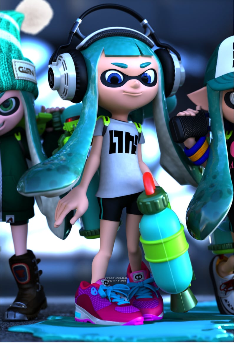 Splatoon Girls Poster 13x19 - Etsy