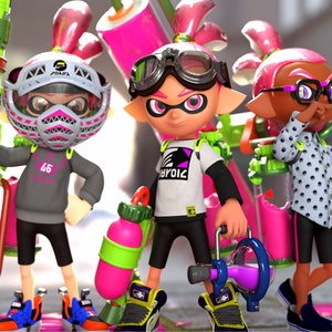 Splatoon Boys - Poster 13x19 - Etsy