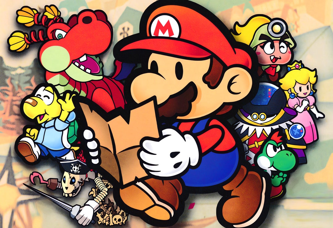 Paper Mario the Thousand-year Door - Boxart - Poster 13x19 - Etsy