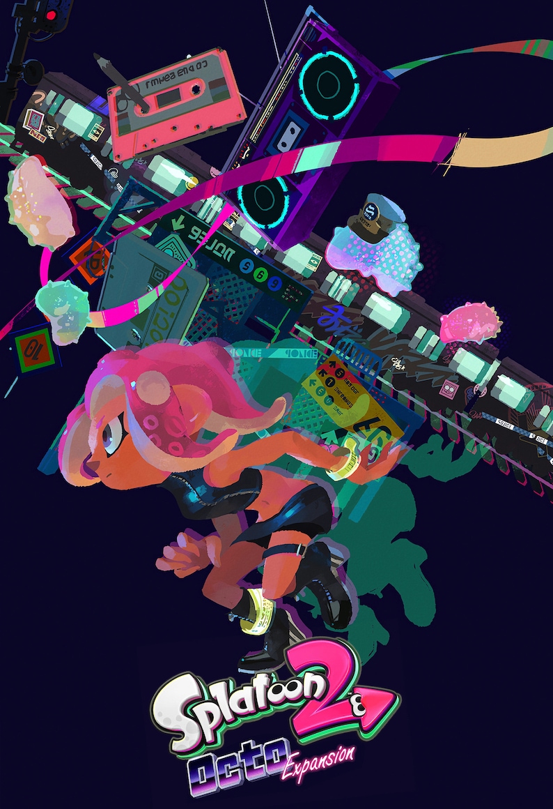 Splatoon 2 Octo Expansion Artwork - Poster 13x19 - Etsy