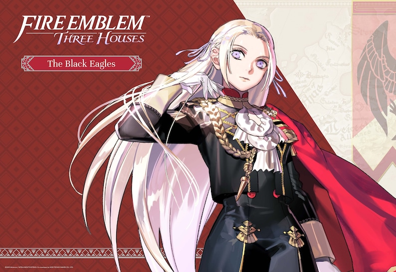 Fire Emblem Three Houses Edelgard - Poster 13x19 - Etsy