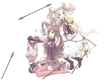 Fire Emblem Awakening Chrom and Robin Poster 13x19 | Etsy