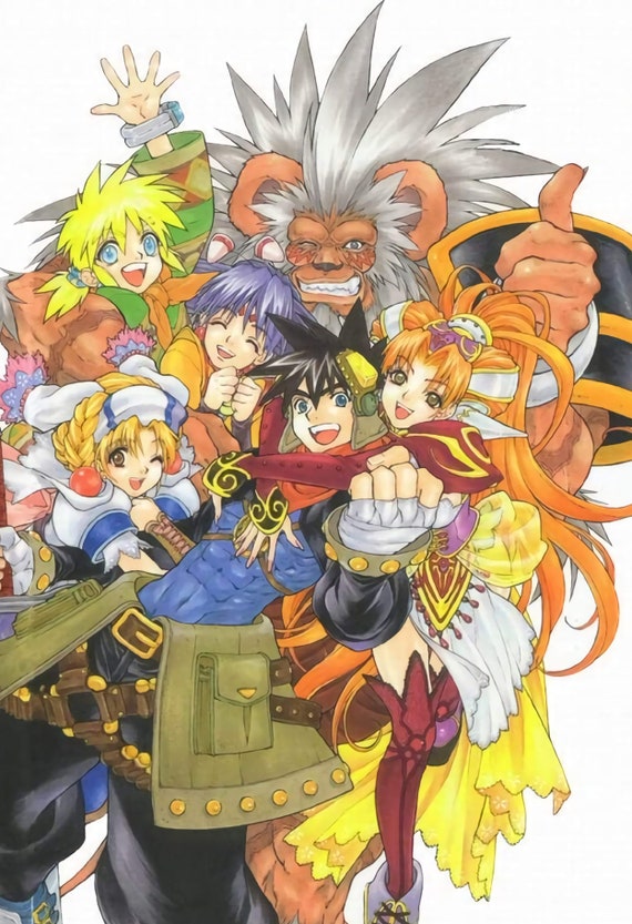Grandia II Characters Poster 13x19 - Etsy