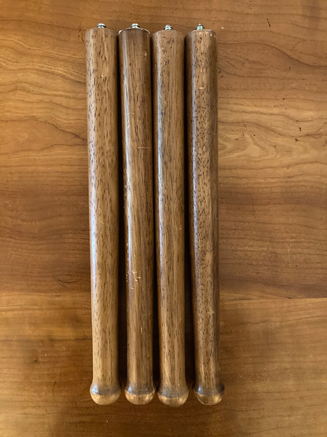 Set of 4 Vintage Wooden Mid Century Furniture Legs - Etsy