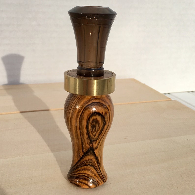 Handcrafted Bocote Duck Call With Echo Reed Insert - Etsy