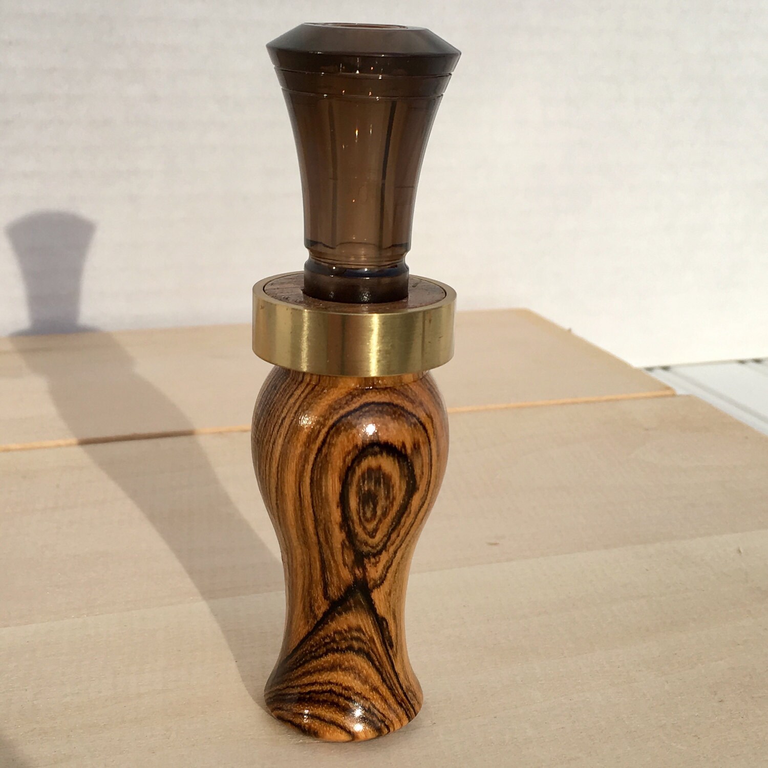 Handcrafted Bocote Duck Call With Echo Reed Insert - Etsy