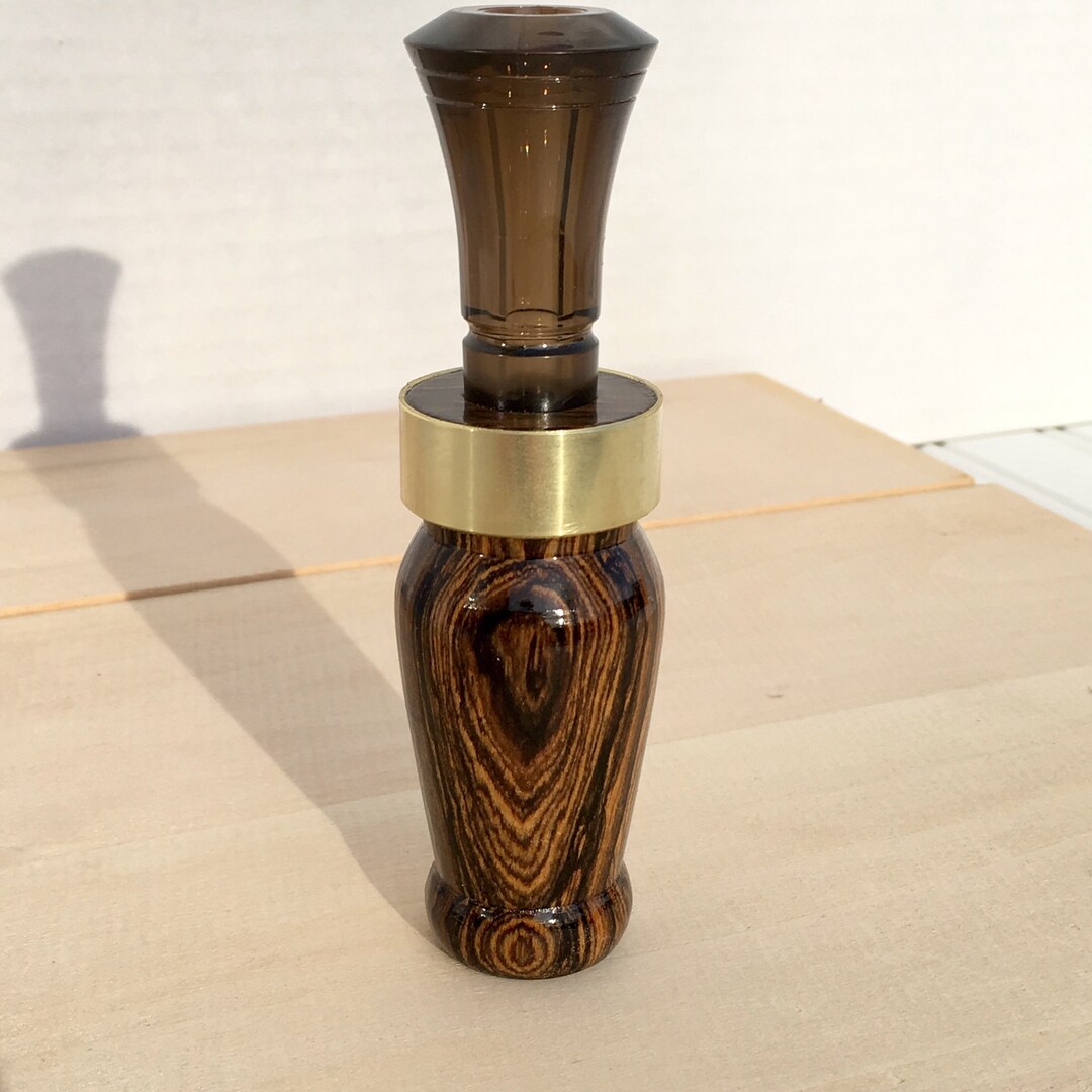 Handcrafted Bocote Duck Call With Echo Reed Insert - Etsy