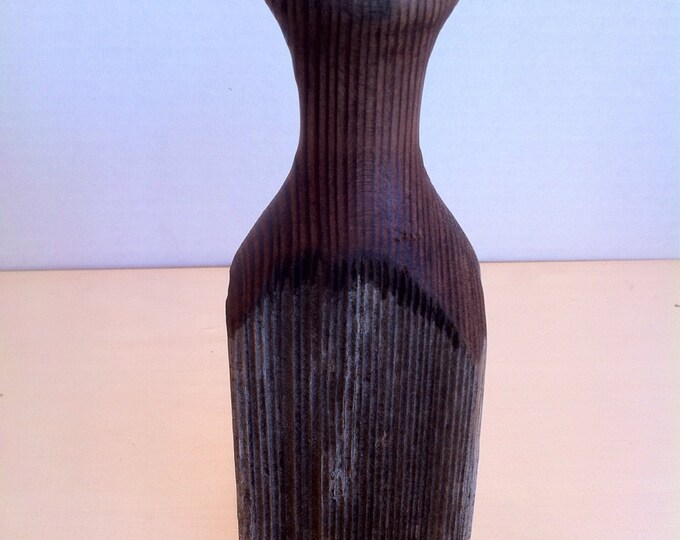Turned Wooden Fence Post Bud/weed Vase - Etsy