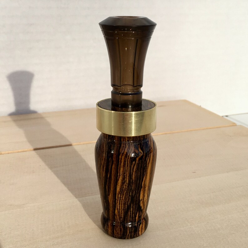 Handcrafted Bocote Duck Call With Echo Reed Insert - Etsy