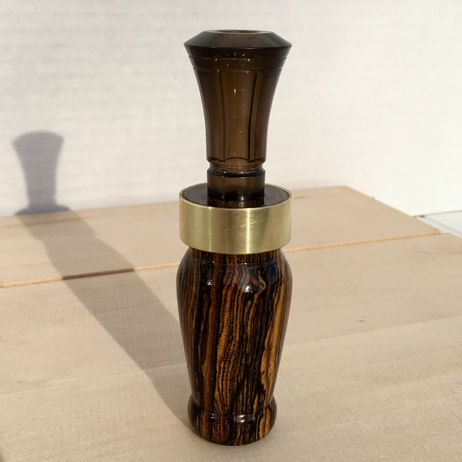 Handcrafted Bocote Duck Call With Echo Reed Insert - Etsy