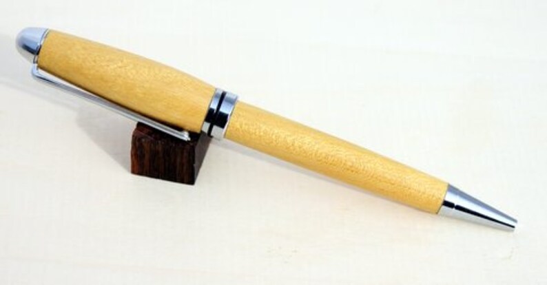 Handcrafted Turned Yellowheart Euro Style Pen - Etsy