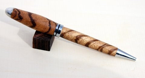 Handcrafted Turned Zebrawood Euro Style Pen - Etsy
