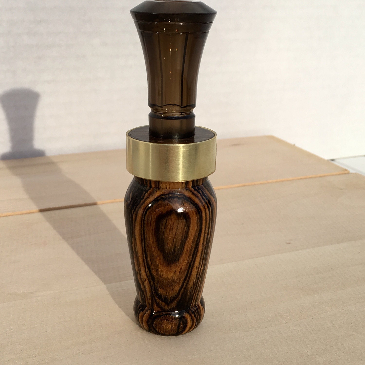 Handcrafted Bocote Duck Call With Echo Reed Insert - Etsy