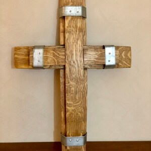 Re-purposed Wine Barrel Stave Cross(early America) - Etsy