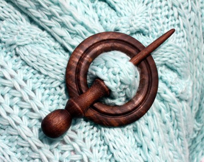 Wooden Shawl Pin or Hair Stick - Etsy