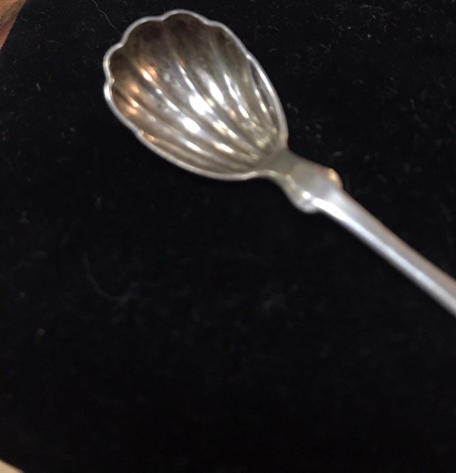 Antique Coin Silver Master Salt Spoon - Etsy