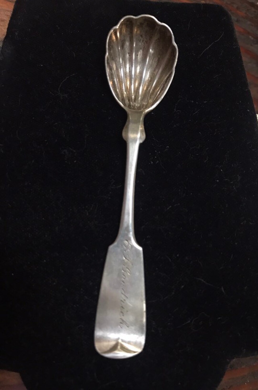 Antique Coin Silver Master Salt Spoon - Etsy