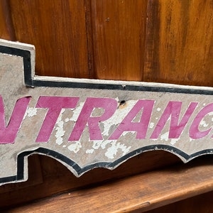 Old Wood Key Sign “entrance” - Etsy