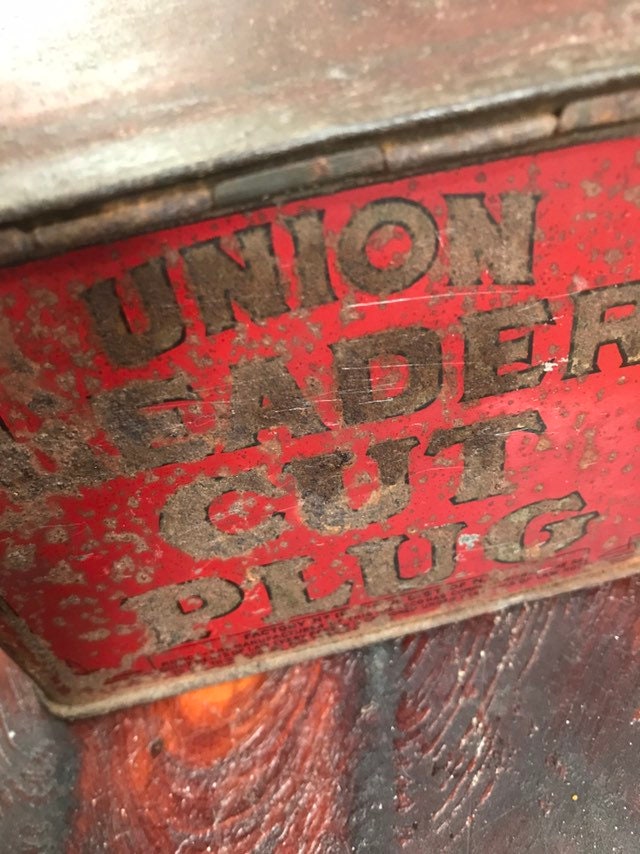 Antique Union Leader Cut Plug Tin - Etsy