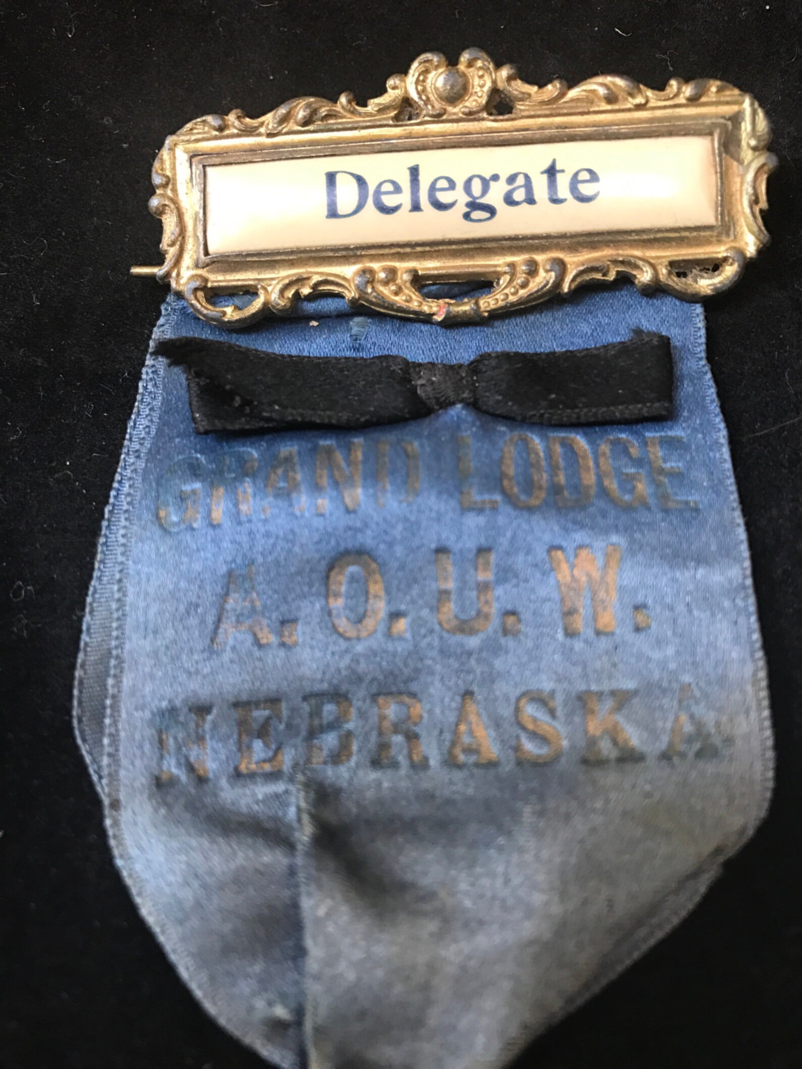 Antique Delegate Badge Ribbon - Etsy