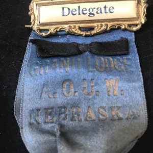Antique Delegate Badge Ribbon - Etsy