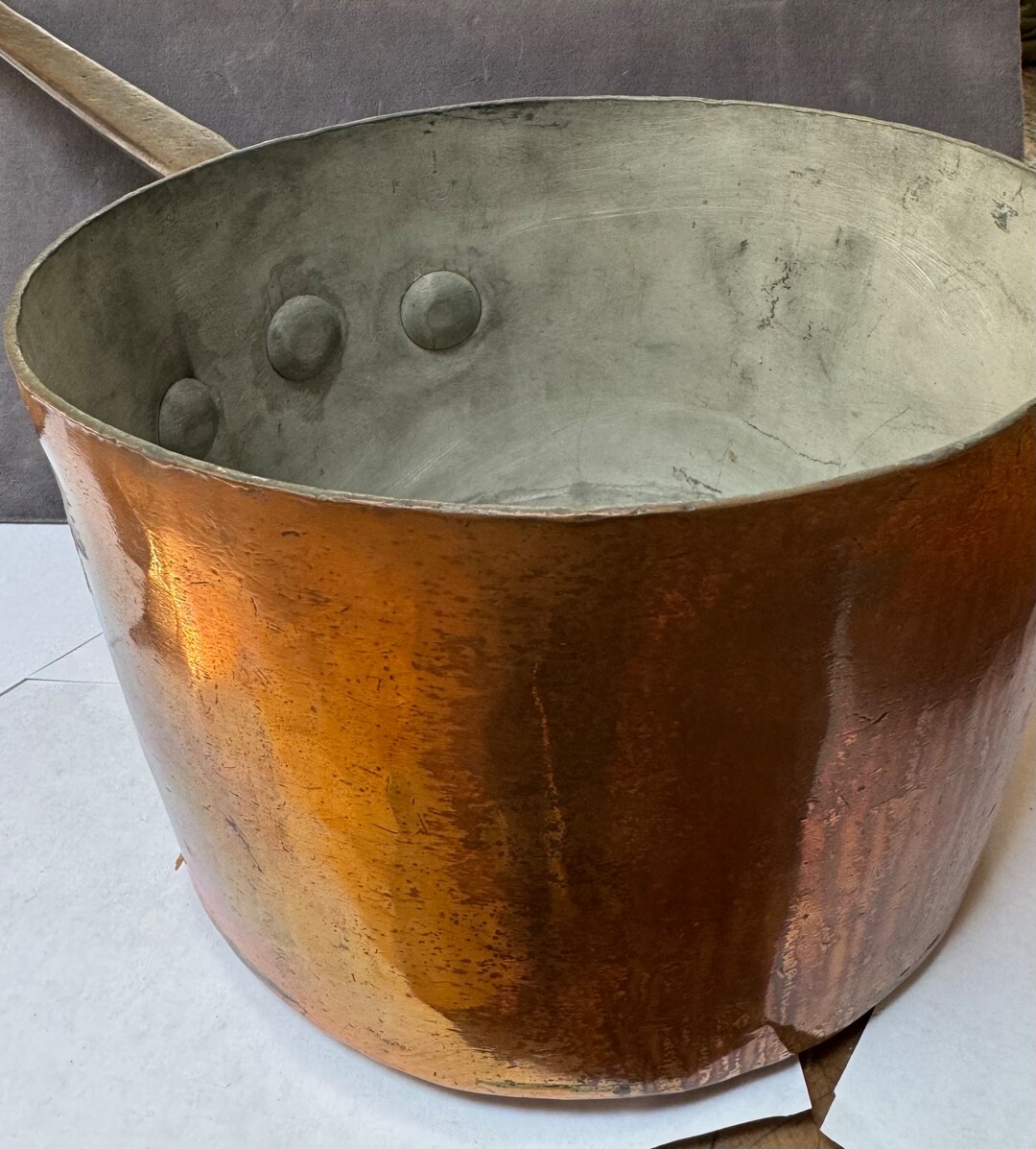 Antique DH&M Ny 1900’s Large Copper Pot - Etsy