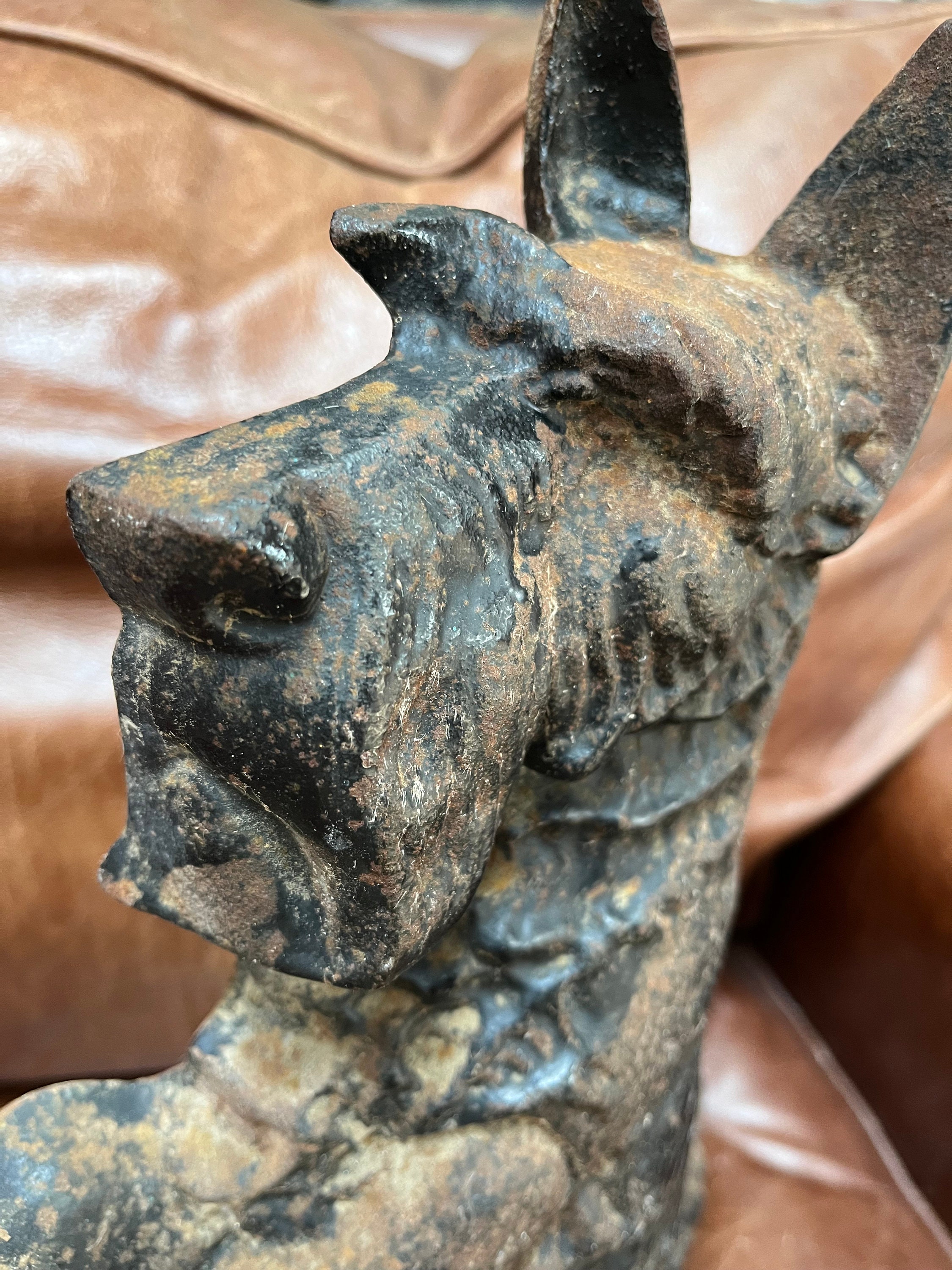 Antique Cast Iron Scotty Dog Door Stop - Etsy