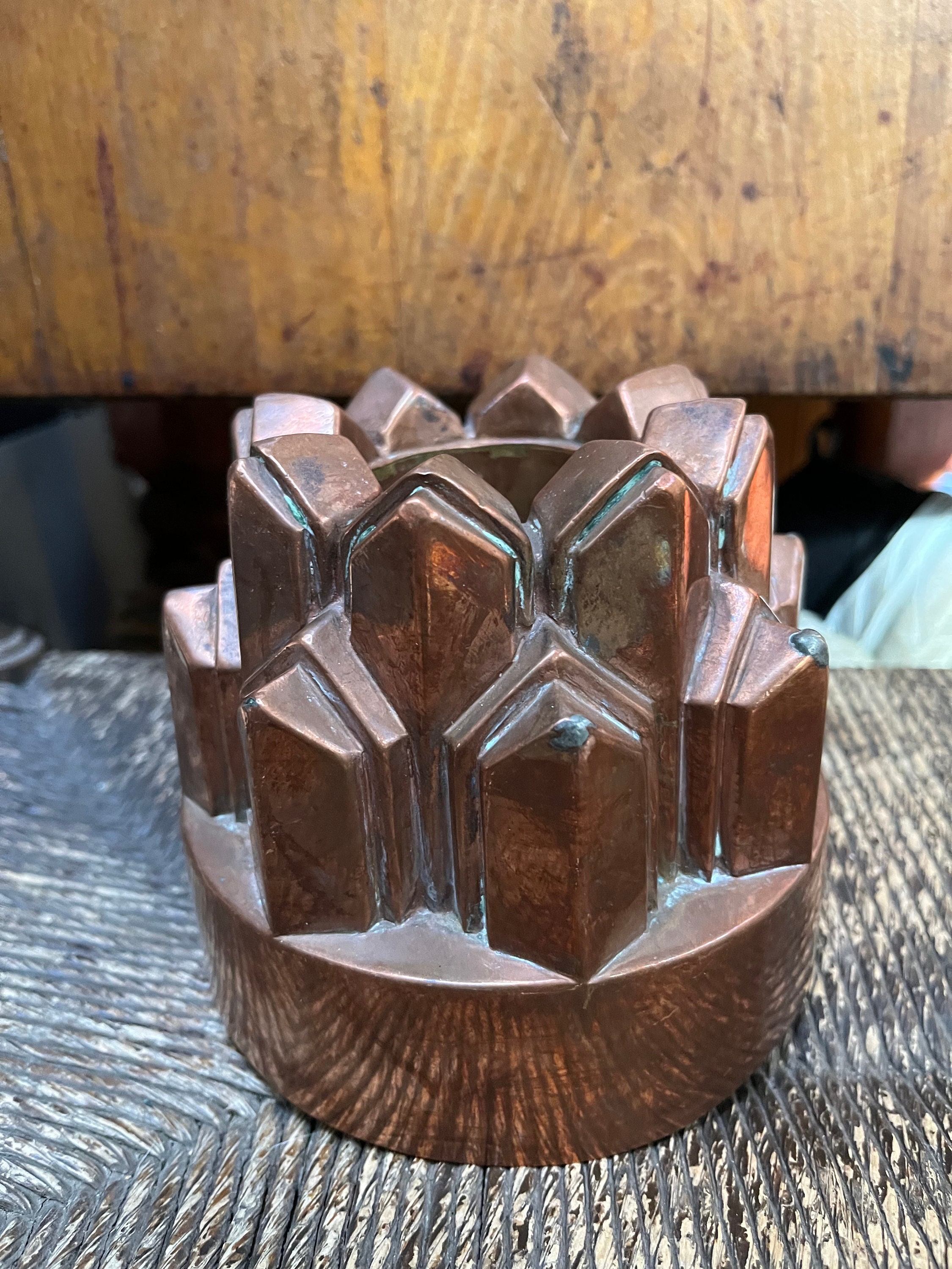 Antique English Copper Food Pudding Mold 354 - Etsy