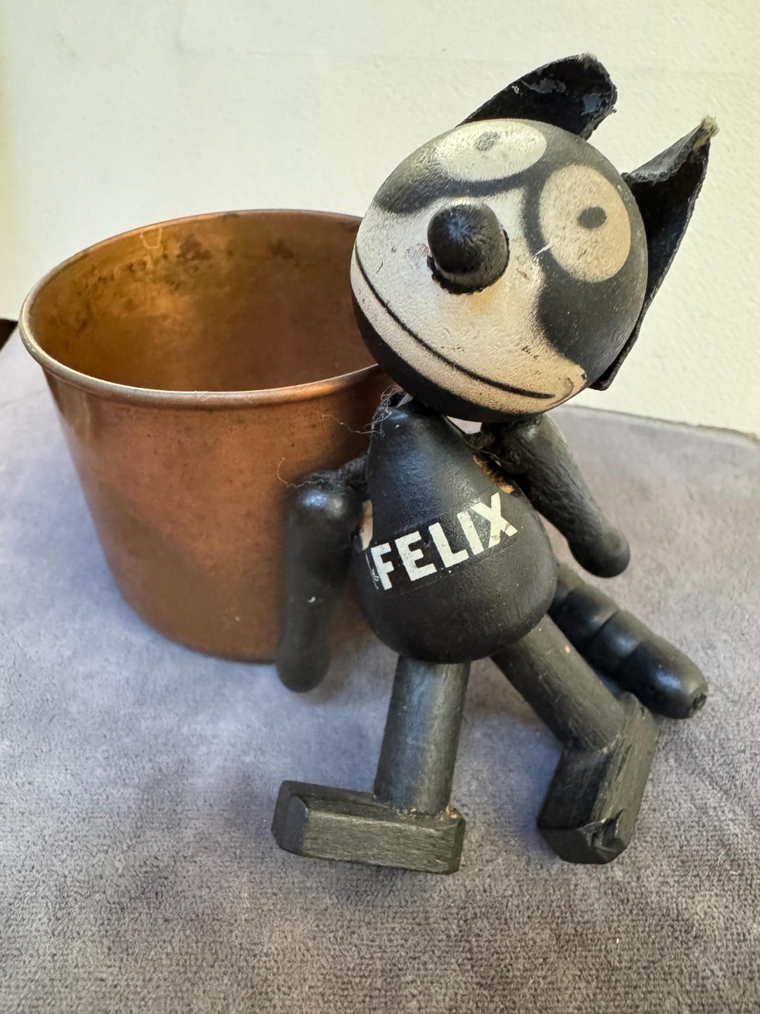 Antique Felix the Cat 1924 Original Wooden Figurine - Etsy