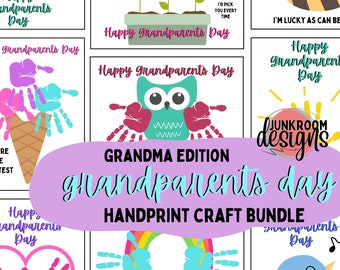 Grandparents Day Handprints, DIY Gift for Grandma, Butterfly, You Make ...
