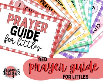 Kid's Devotional Prayer Cards, Prayer Guide for Littles, Learn to Pray ...