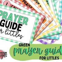 Kid's Devotional Prayer Cards, Prayer Guide for Littles, Learn to Pray ...