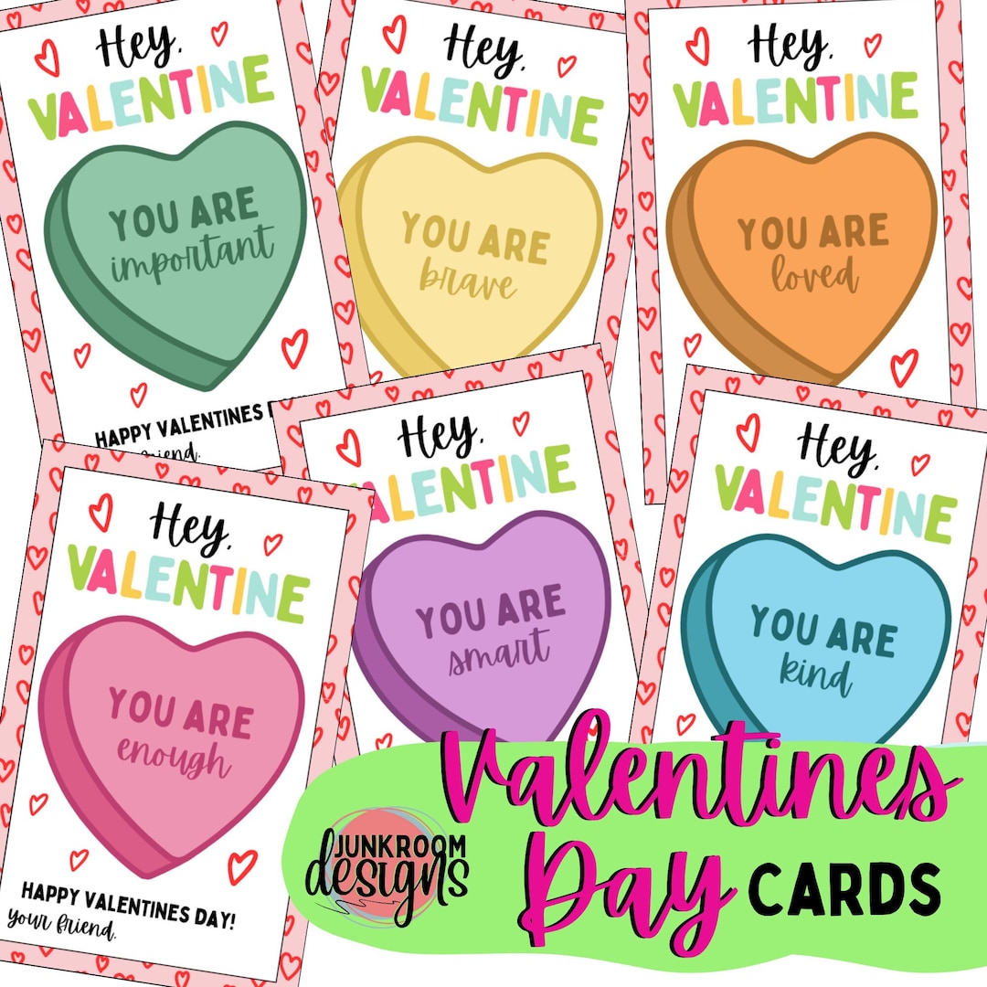 AFFIRMATION Valentines Day Cards , Valentine Cards, Affirmation - Etsy