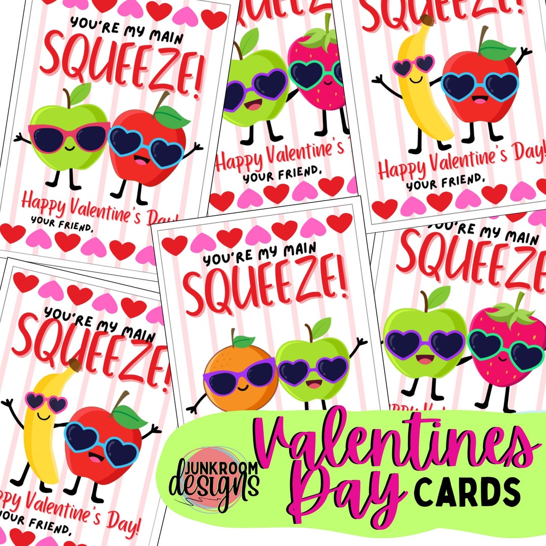 APPLESAUCE Valentines Day Cards , Valentine Cards, Applesauce Flavor ...
