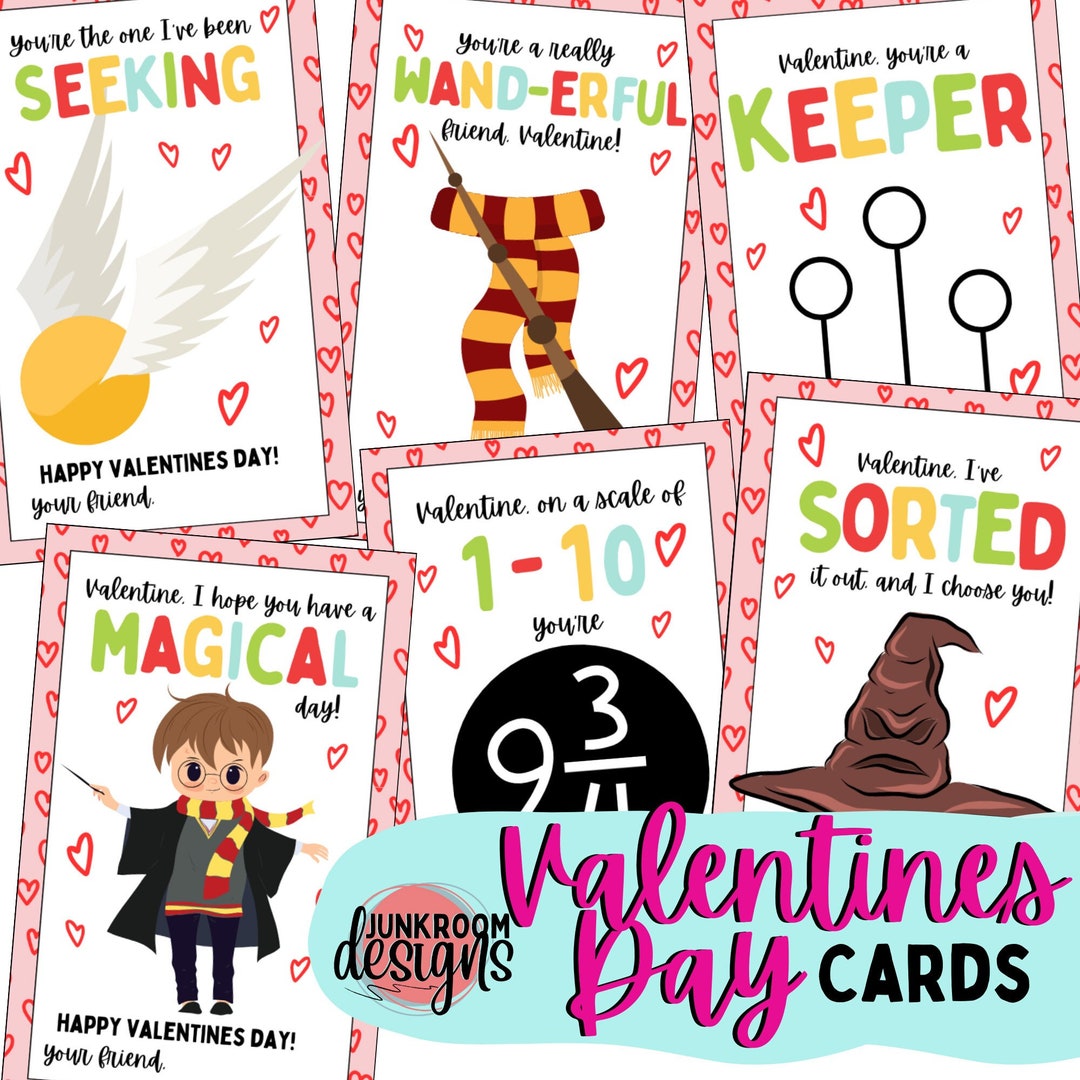 WIZARD Valentines Day Cards , Valentine Cards - Etsy