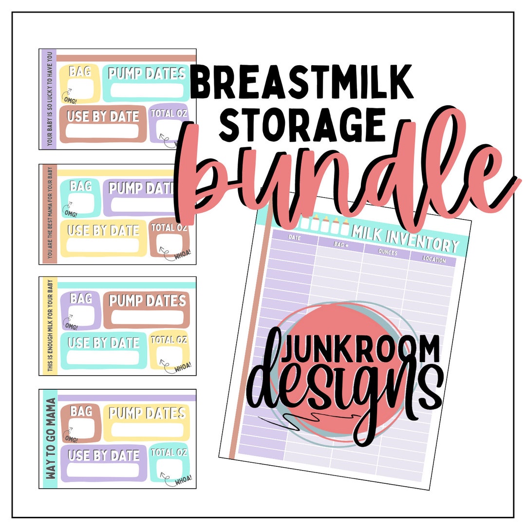 Breastmilk Inventory Printable, Freezer Breastmilk Tracker, Freezer ...