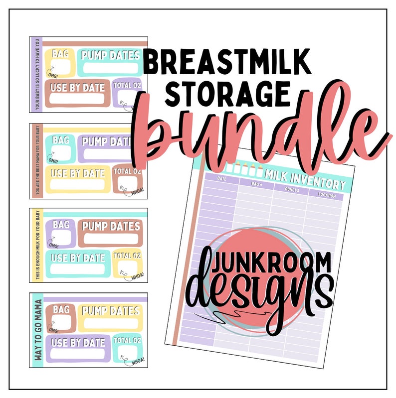 Breastmilk Inventory Printable, Freezer Breastmilk Tracker, Freezer ...