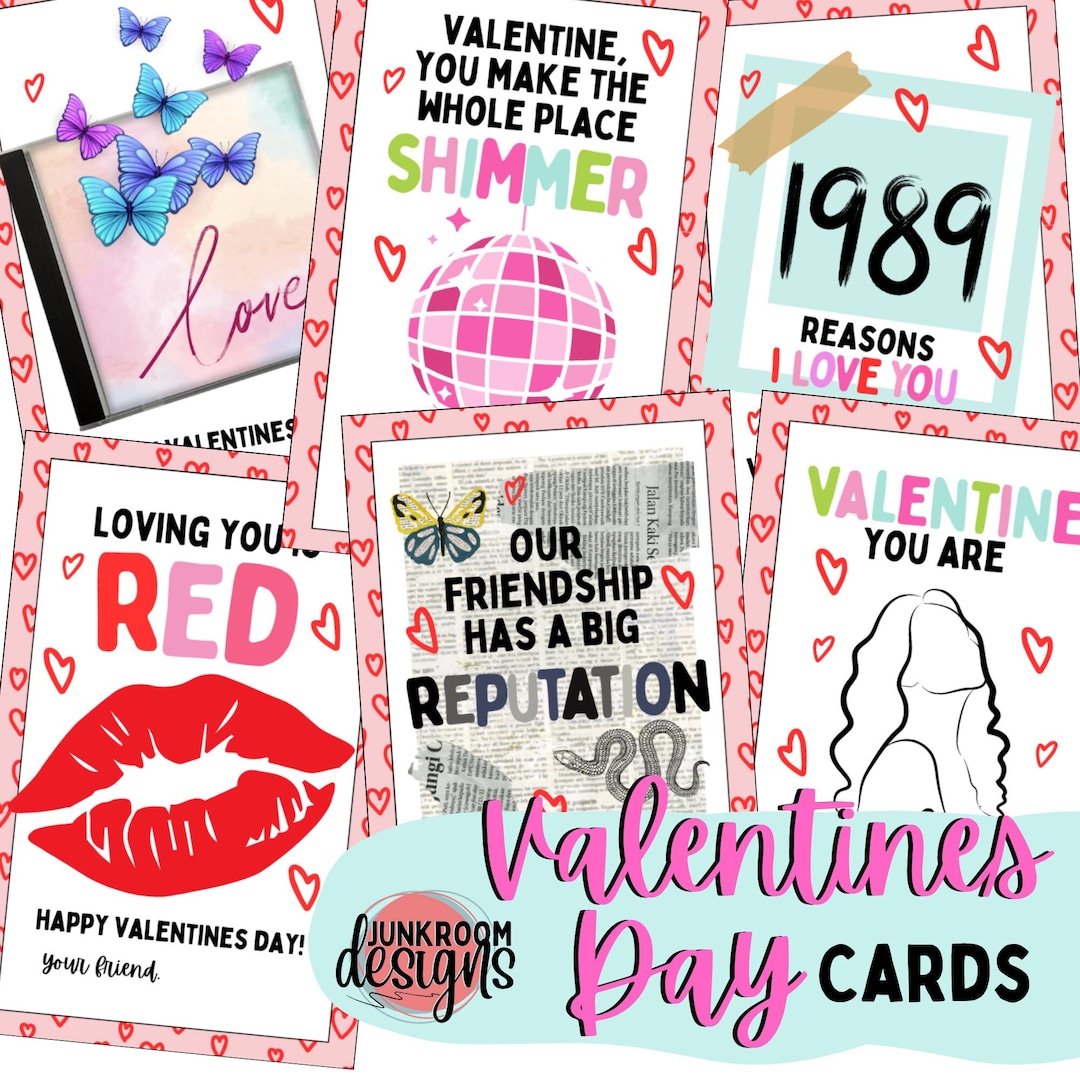 TAYLOR SWIFT Valentines Day Cards , Valentine Cards, Taylor Swift - Etsy