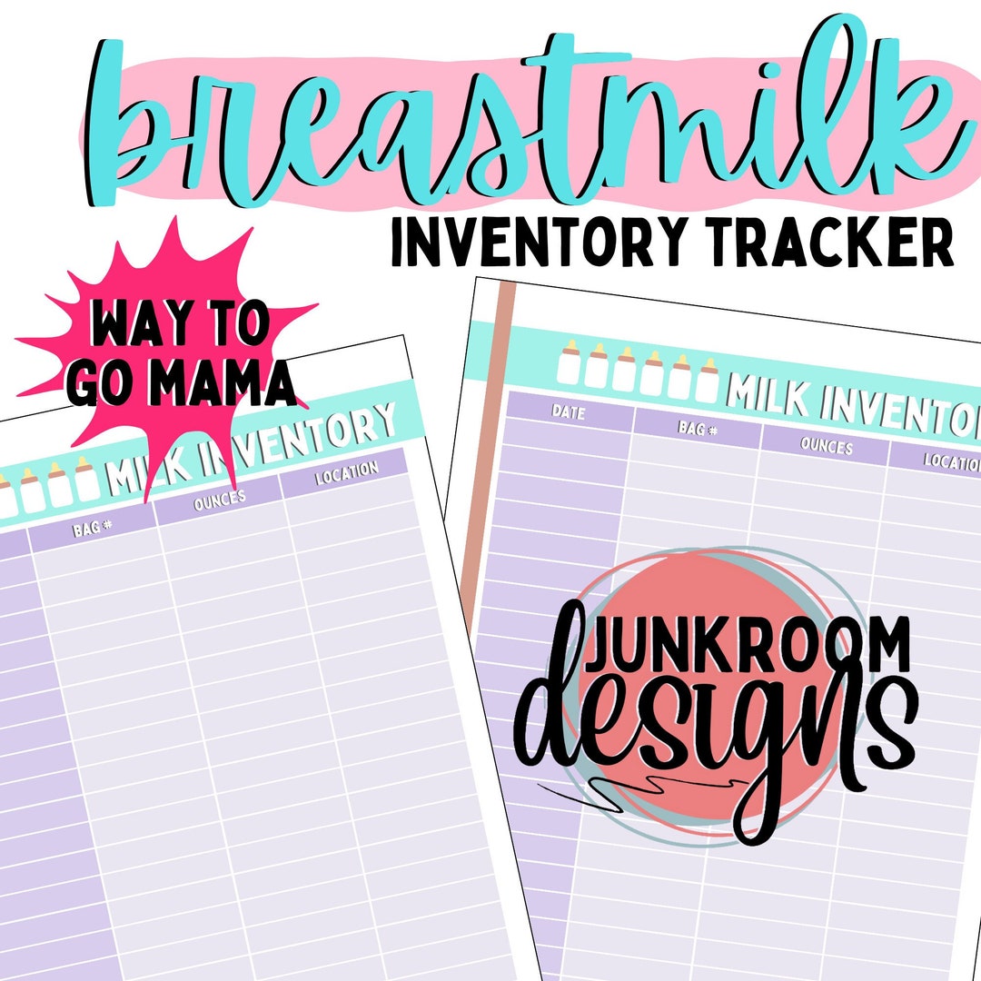 Breastmilk Inventory Printable, Freezer Breastmilk Tracker - Etsy