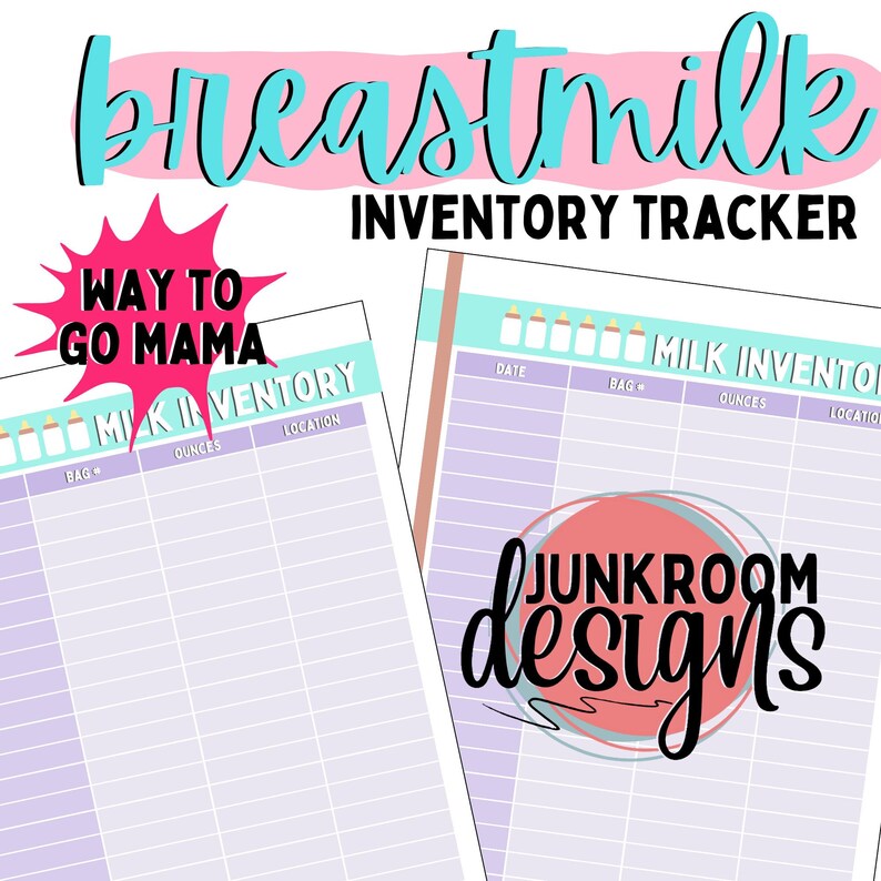 Breastmilk Inventory Printable, Freezer Breastmilk Tracker - Etsy